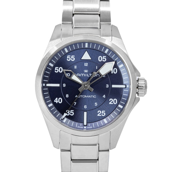 Hamilton H76215140 Khaki Aviation Pilot 36mm Blue Dial Auto – Corso Vinci