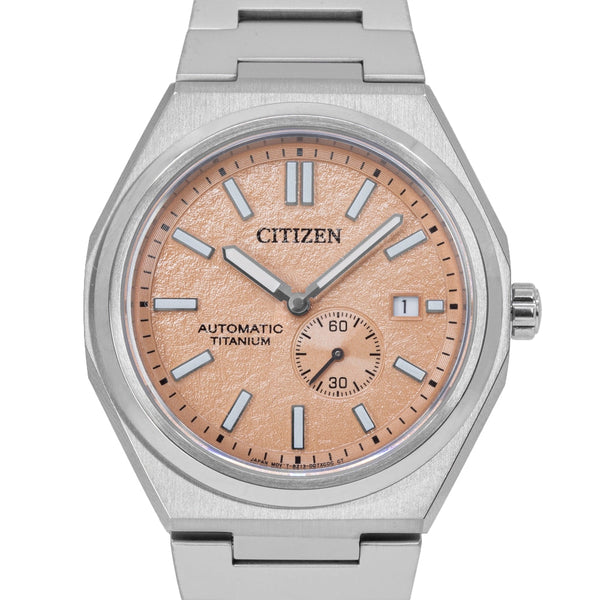 Citizen Uomo NJ0180-80Z Super Titanium Salmon Dial Auto – Corso Vinci